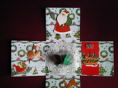 Judy's Handmade Creations: Christmas Explosion Box ... With A Cut File