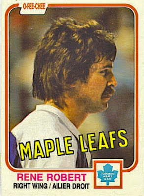 Vintage Leafs: Rene Robert Hockey Card