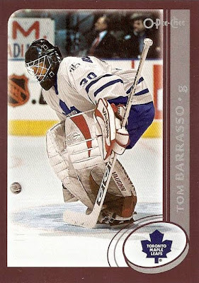 Vintage Leafs: Tom Barrasso Hockey Card