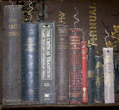 Mel Stampz: Book spine Bookmarks--how to