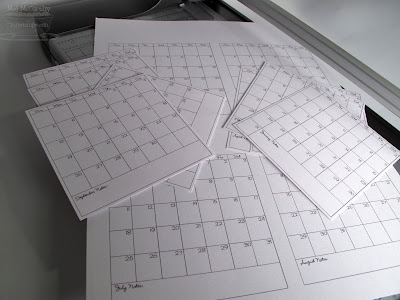Mel Stampz: MFT HOP! Make The Date calendar book (templates & tut.)