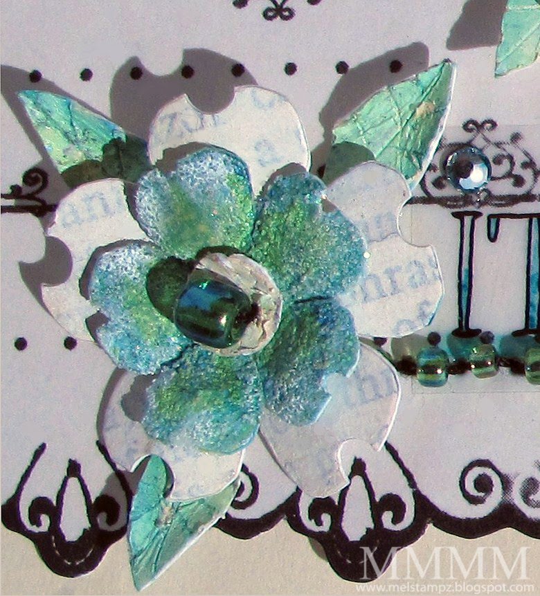 Mel Stampz: Book-page Mod Podge blossoms--(3D cherry blossoms à la Fred ...