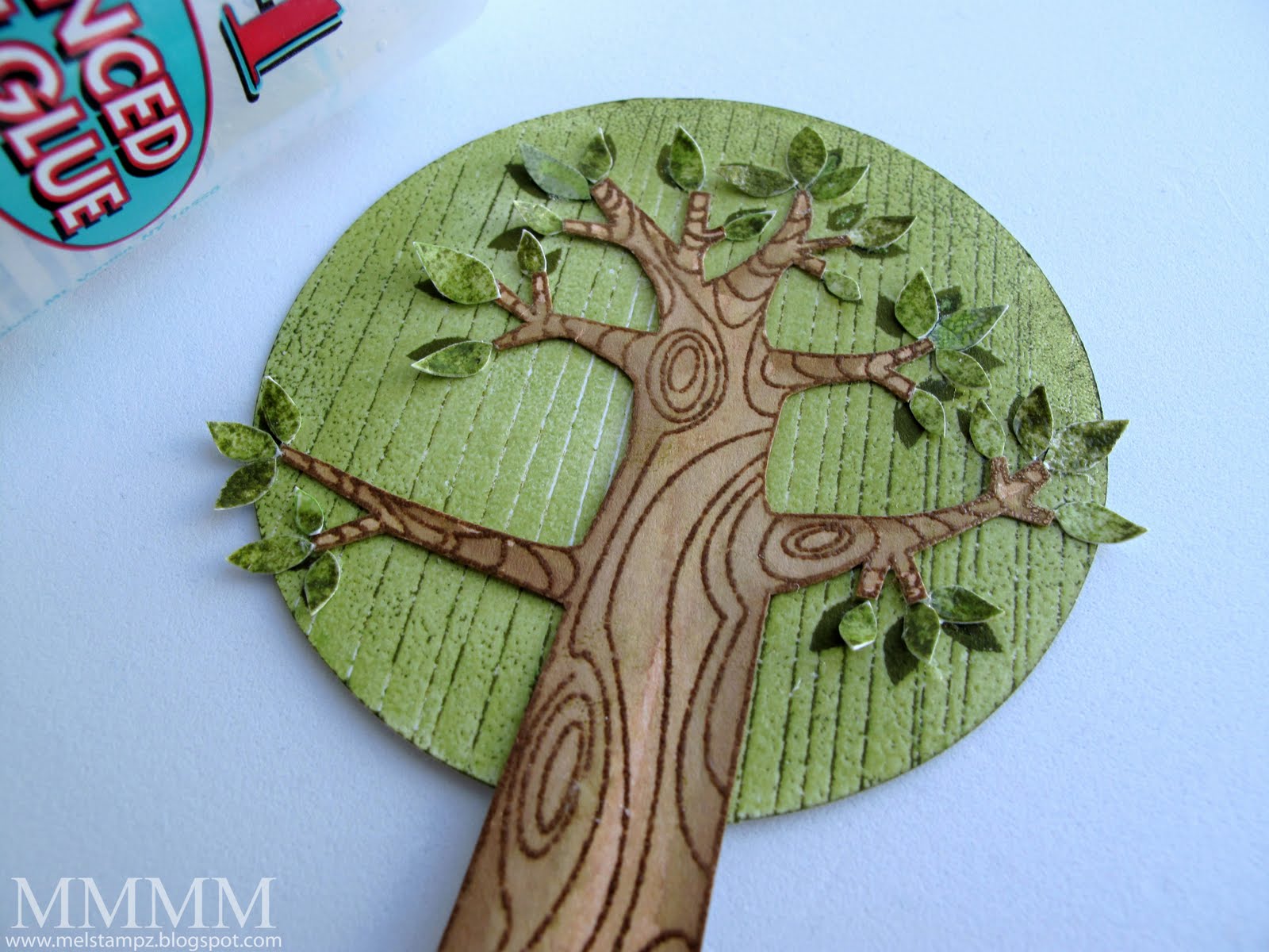 Mel Stampz: New MFT Set & Templates--- Sheltering Tree 4.5" box