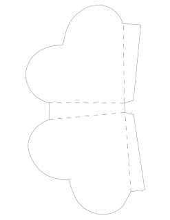 Mel Stampz: Stitched Heart Box - Template & Tutorial