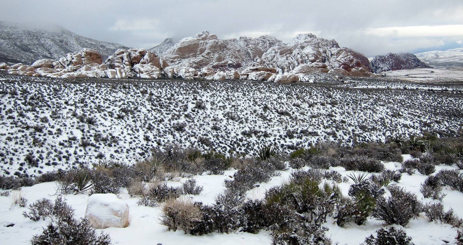 Mountain UltraLight: A Snowy Desert Scene