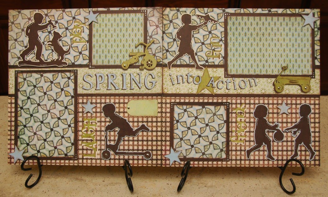 Monique Griffith Designs: TWO New Spring Layout Kits from A Child's Year