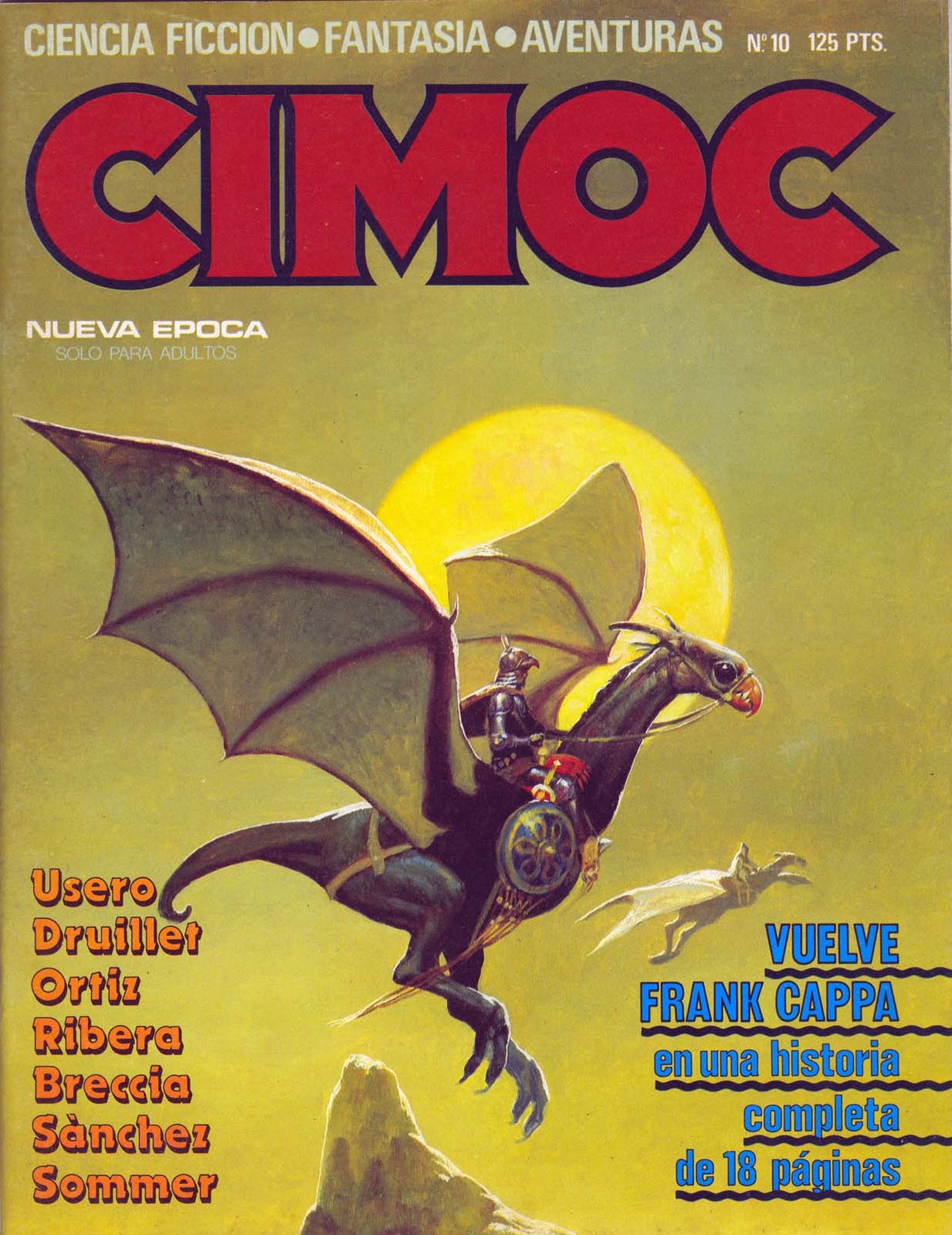 Cómic78: Portadas Cimoc (números 1-15) 2ª Época (1981-1982)