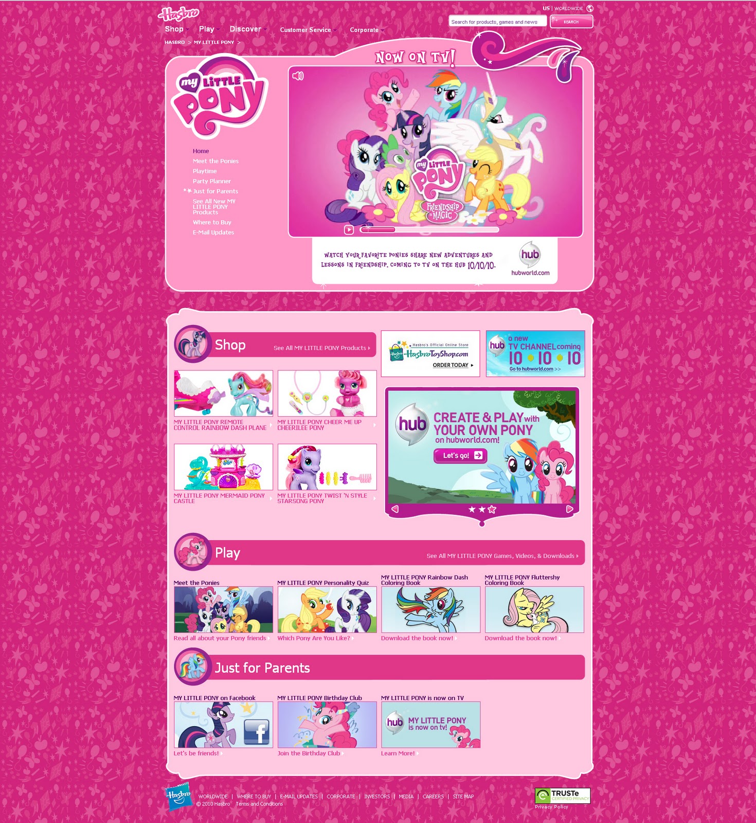 My Little Pony G4: Website updates!