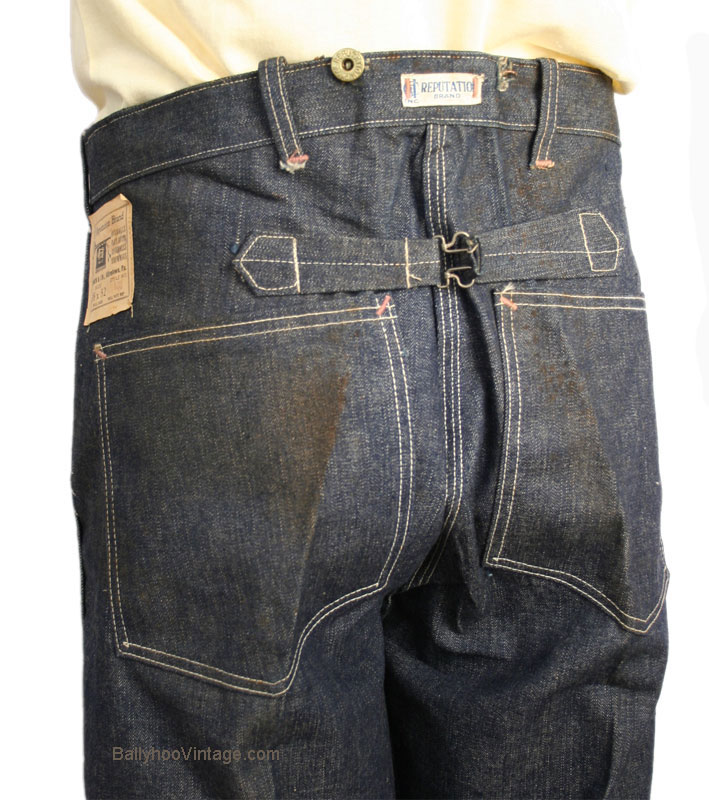 Ballyhoo Vintage News: Vintage 1920s Blue Jeans Find!