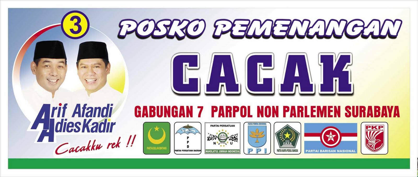 smart advertising: Spanduk Posko Pemenangan