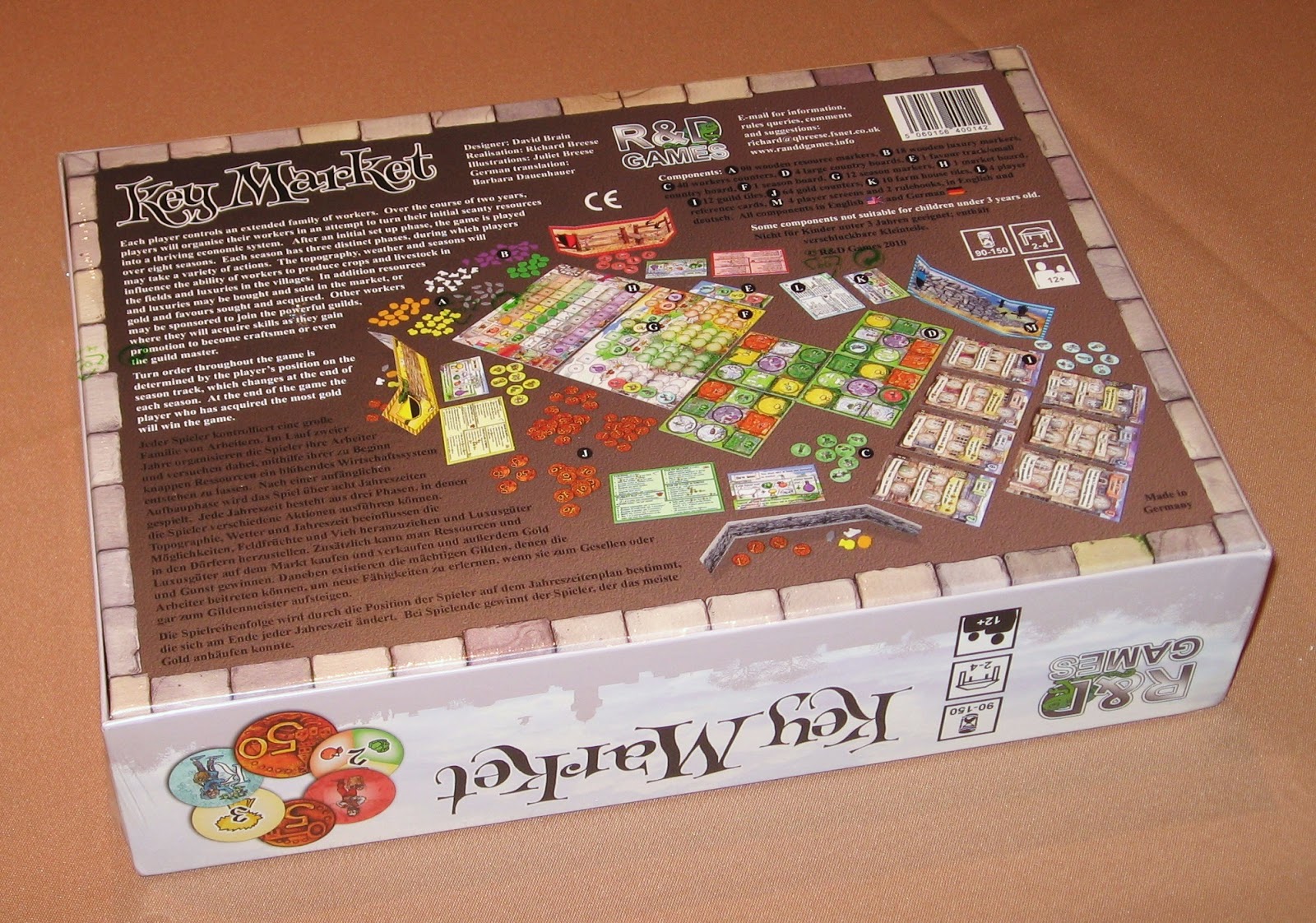 Matt's Board Game Back Room: HOT BOX - Key Market (What's in the Box?)