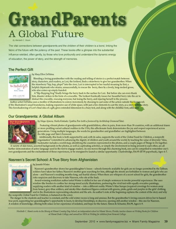 Meribeth's Musings: Grandparents - A Global Future (FAMILY magazine ...