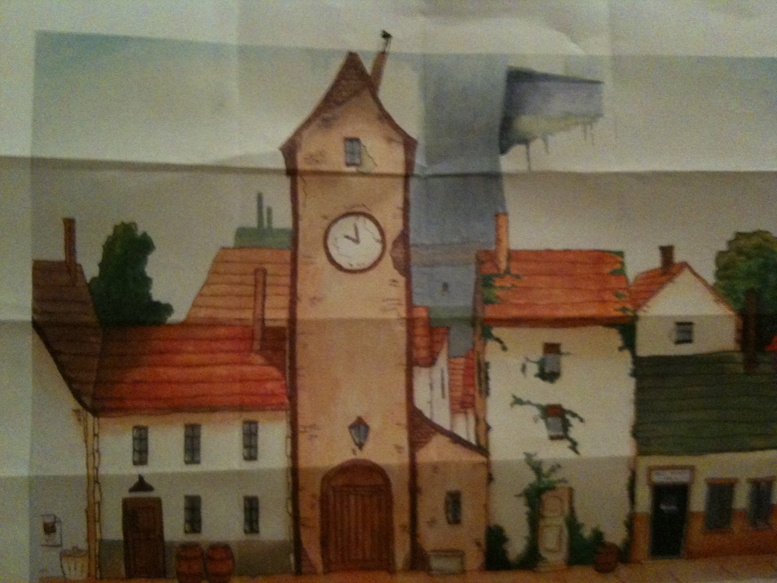 canvas and paints: Professor Layton and the Curious Village