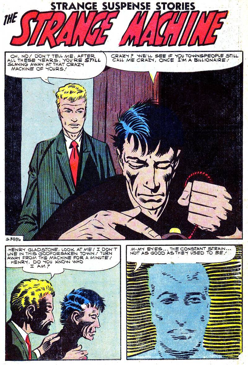 LEER EL UNIVERSO: CÓMIC. INGLÉS. "The Strange Machine" (1959), de Steve ...