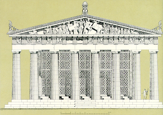 The Temple of Parthenon at Athens