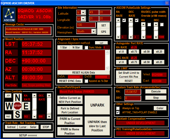 Uncle Rod's Astro Blog: Down Chiefland Way with EQMOD