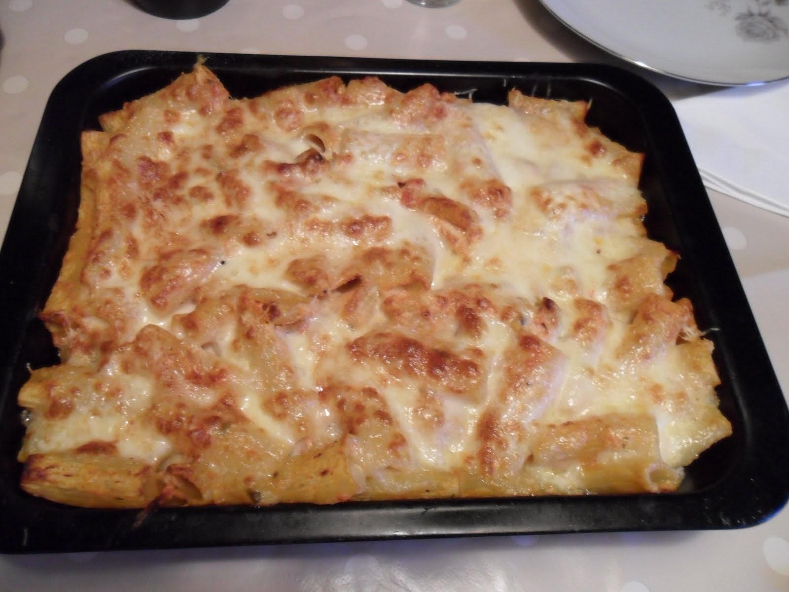 Vardag med Nordefors: Pastagratäng med tre sorters ost