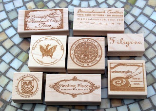 Original Art Rubber Stamps: Rubber stamp ideas for May 09