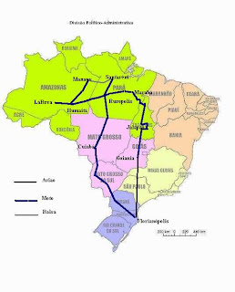 Transamazonica: O mapa da viagem