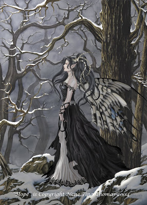 Mystical beings: Winged Woman...