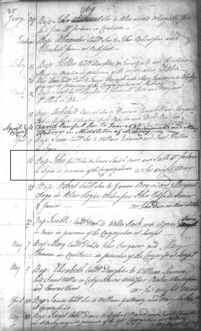 A Genealogy Hunt | Part 294s – Smith Robertson Genealogy – 1769 Birth ...