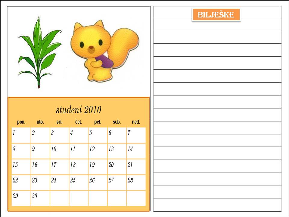 Zlatna djeca: Tjedni i mjesečni planeri