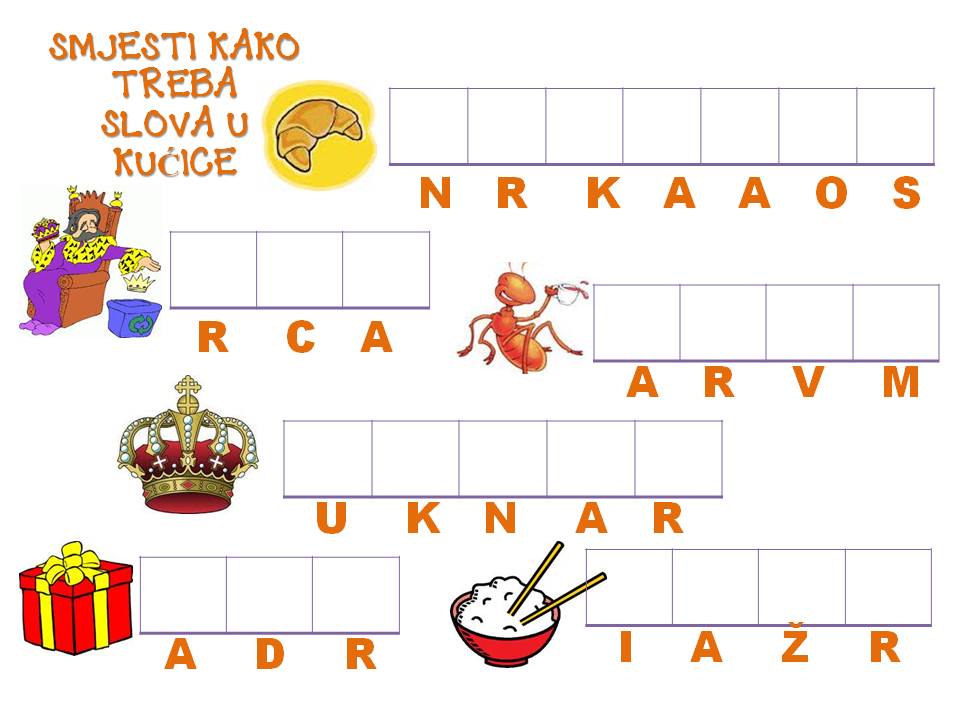 Zlatna djeca: Učimo slova: R