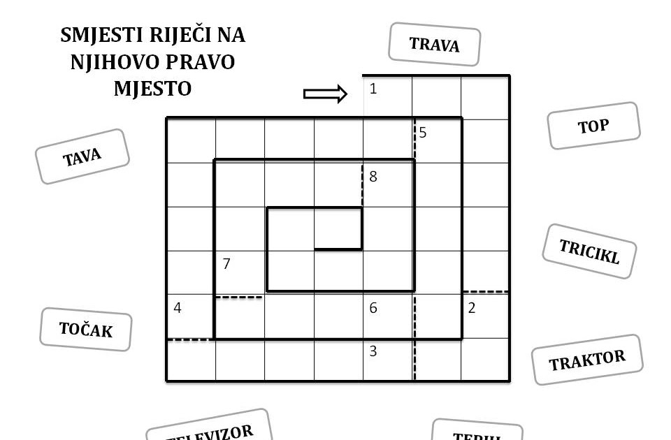 Zlatna djeca: Učimo slova: T