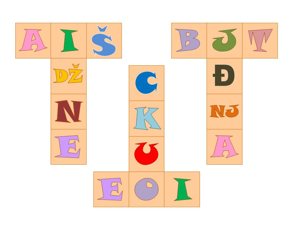 Zlatna djeca: Kocke sa slovima i brojevima