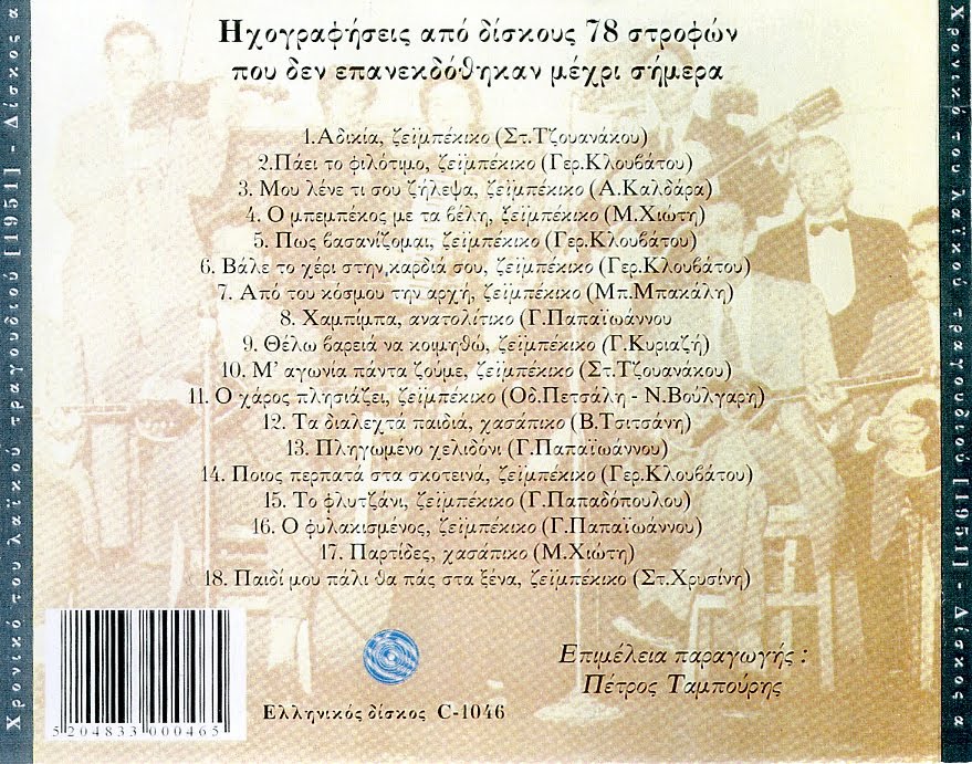 2010-10-31 ~ ΕΛΛΗΝΙΚΗ ΜΟΥΣΙΚΗ-ΠΑΛΙΑ ΚΑΙ ΣΠΑΝΙΑ--> mediafire**