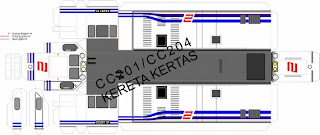 Kereta Kertas: Pola CC201