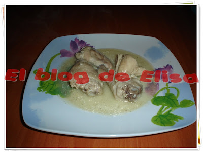 El blog de Elisa: Pollo en salsa de ajo
