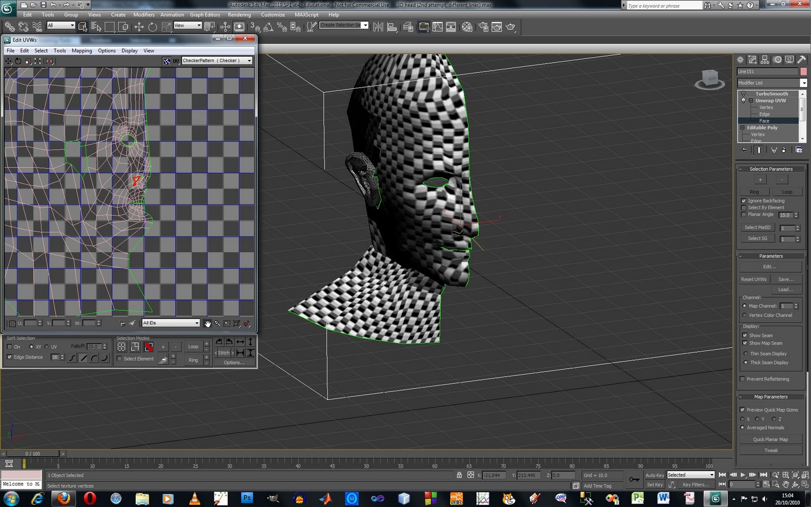 Jack Draper Virtual Environment.: uvw unwrap...