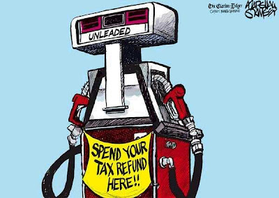 The Life and Times of Della Hill: Gas Price Cartoons, Day 2