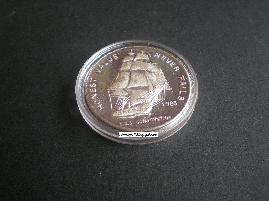 Eye Gold & Silver Collections: Koleksi 16 : 1985 USS Constitution Mint ...