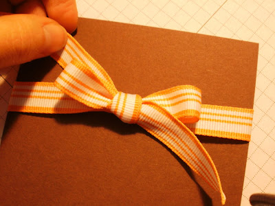 Ribbon tieing tutorial