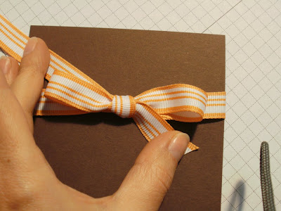 Ribbon tieing tutorial