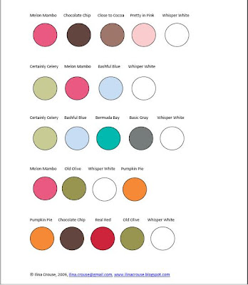 My Favorite Color Combinations from the IBC 2009-2010