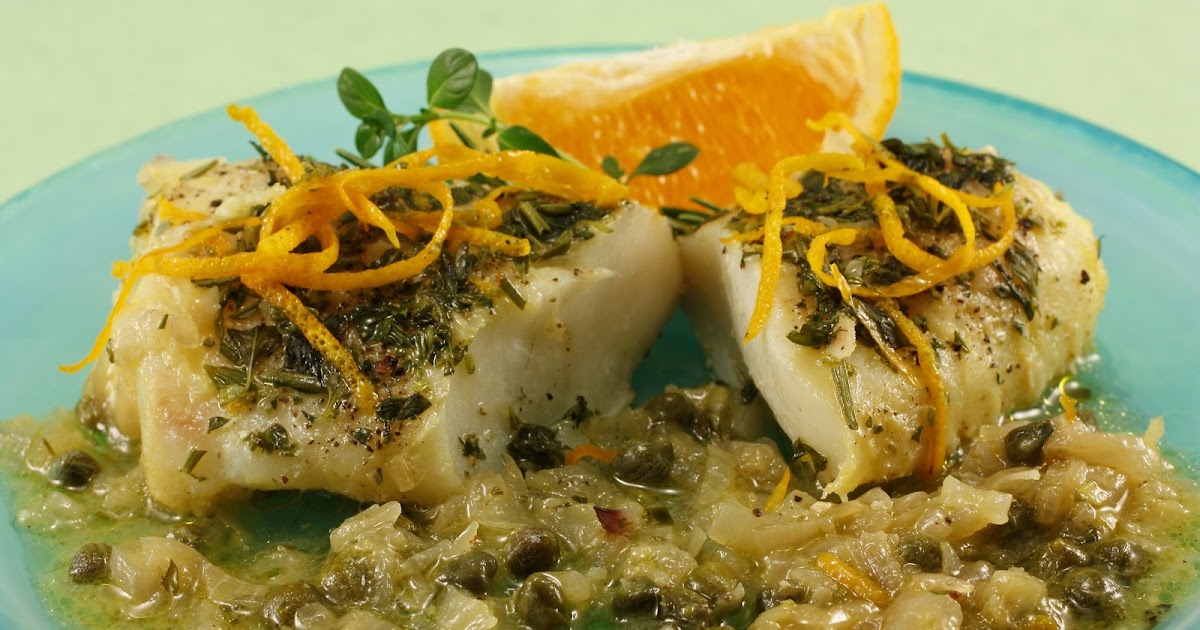 Chef Chuck's Cucina: Chef Chuck's Baked Orange Cod and Capers
