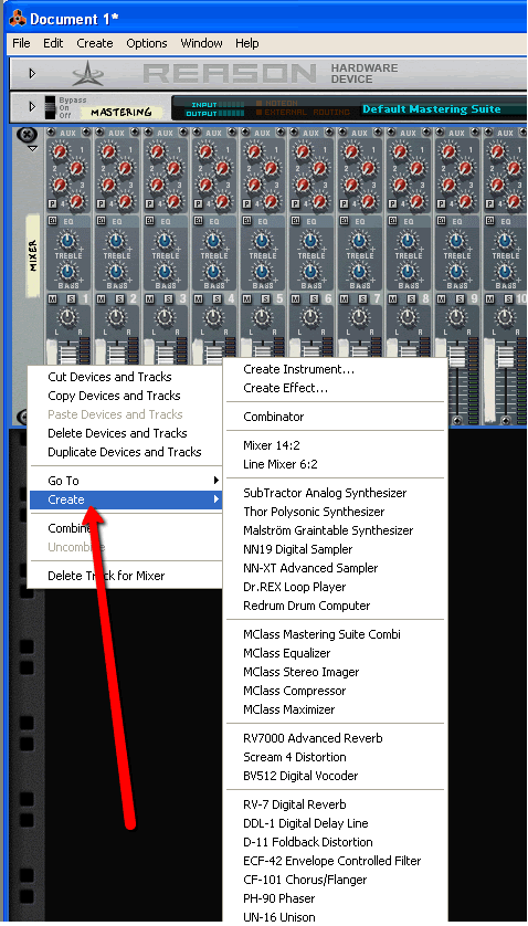 Free Reason Tutorials, How to's in Reason: How to create a new device ...