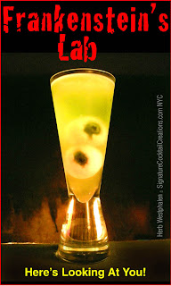 Herb's Signature Cocktails: HALLOWEEN COCKTAILS FRANKENSTEIN'S LAB