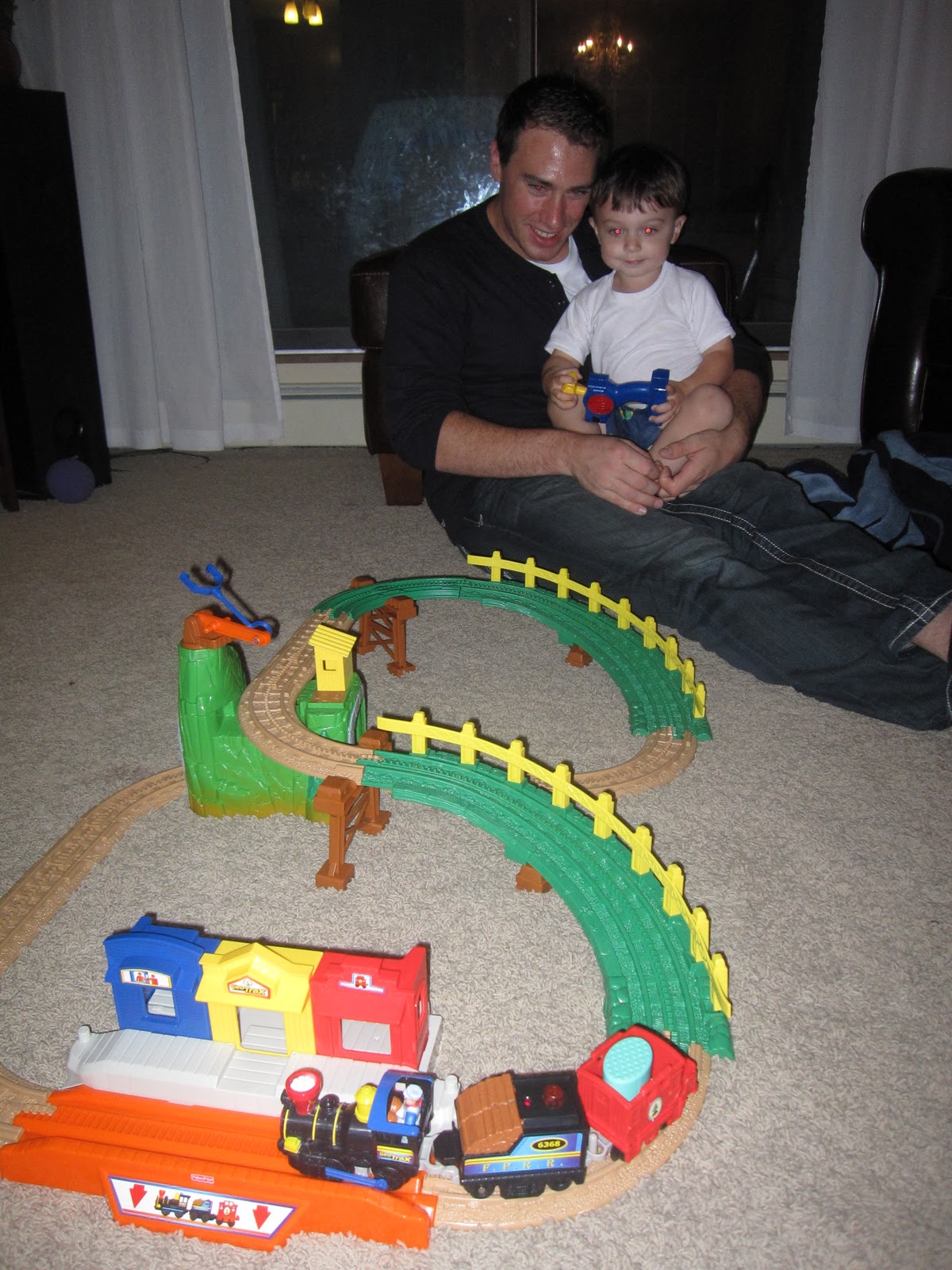 Fisher Price GeoTrax Remote Control Timbertown Railway | Grinning Cheek ...
