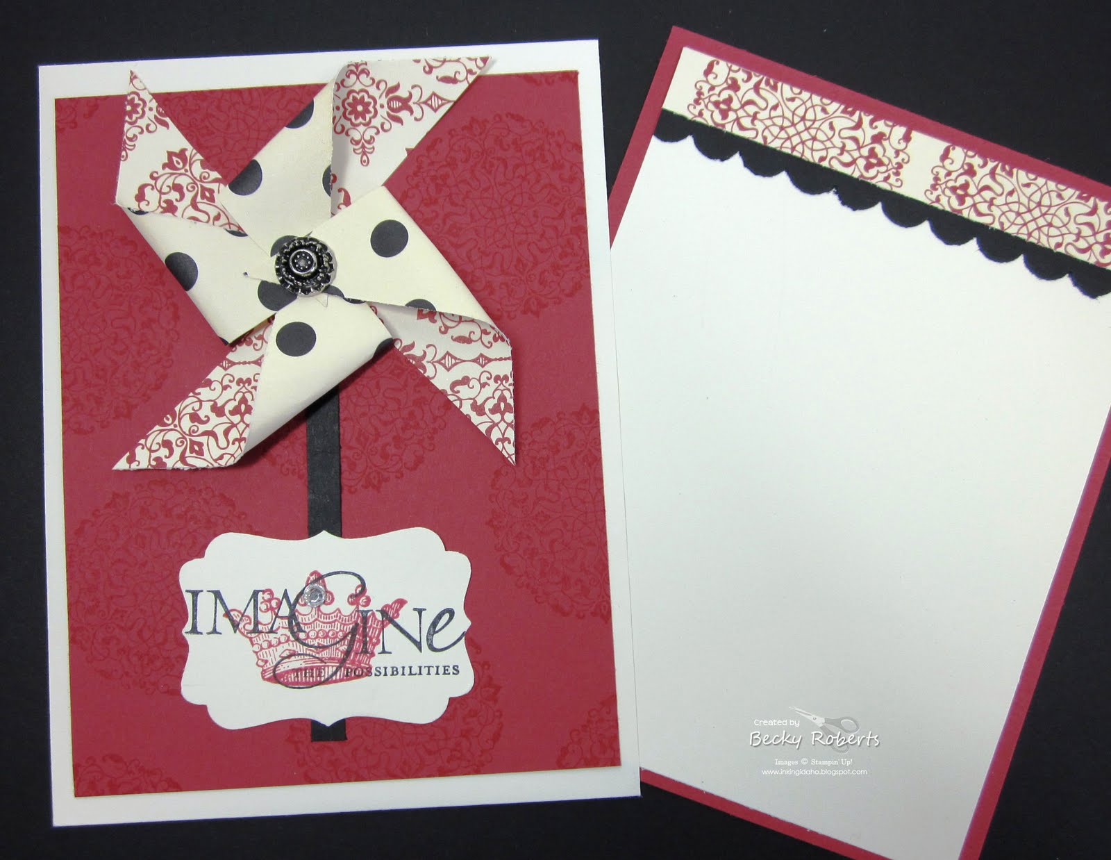 Inking Idaho: Pinwheel Tutorial