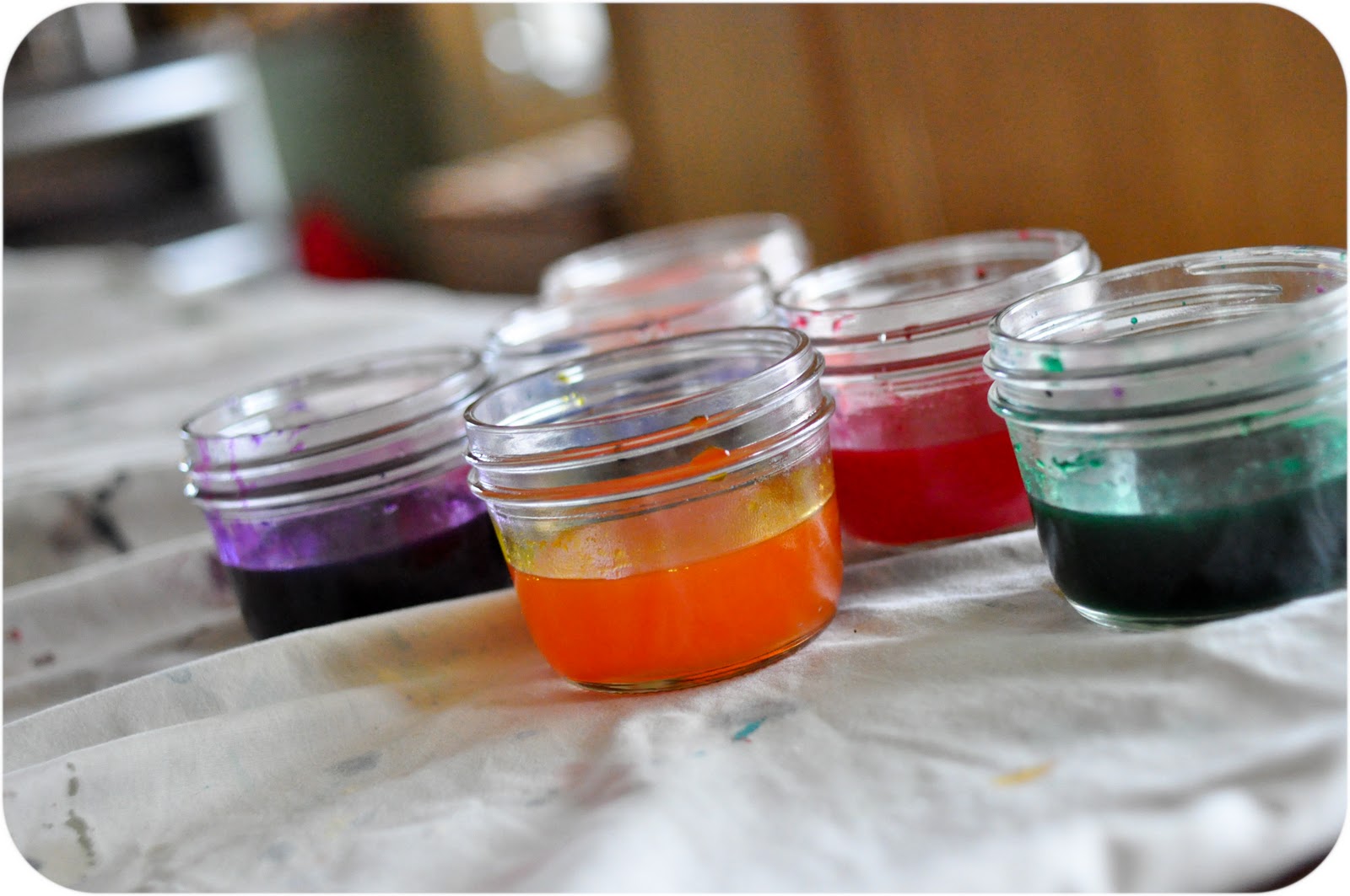 Just me and the girls (homemade scented paint)