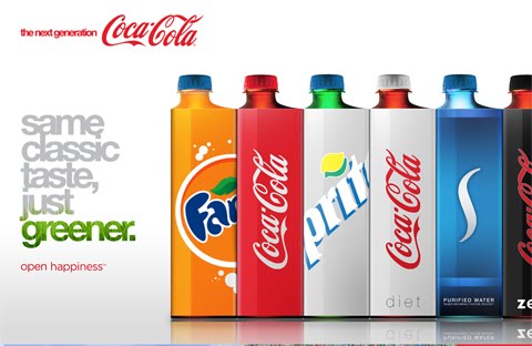 Mashmoom: Next generation Coca Cola packing design.