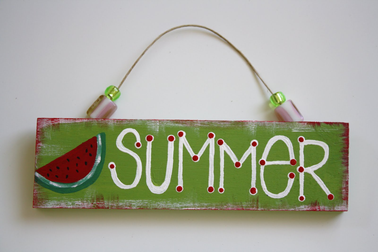 The Sweet Life Studio: {Hand-Painted} Summer Sign