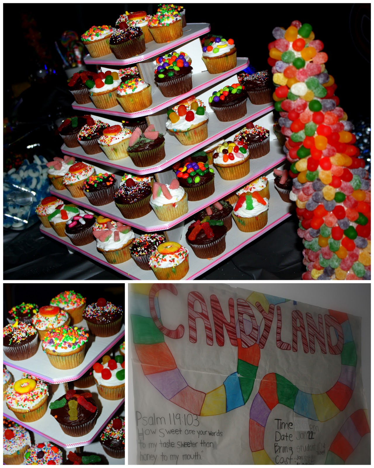Candy land board cupcake - taiacoder
