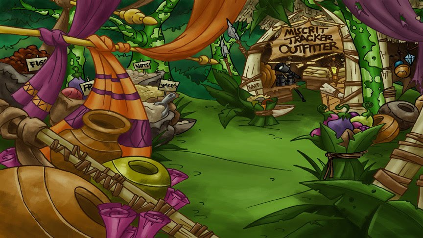 Serkworks: Miscrits: Background Style Concept