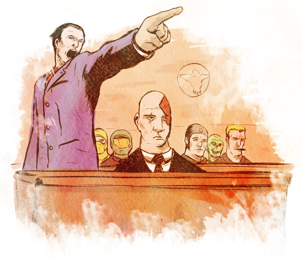 Zero Lives: Courtroom Drawings: Supreme Court vs Violent Videogames