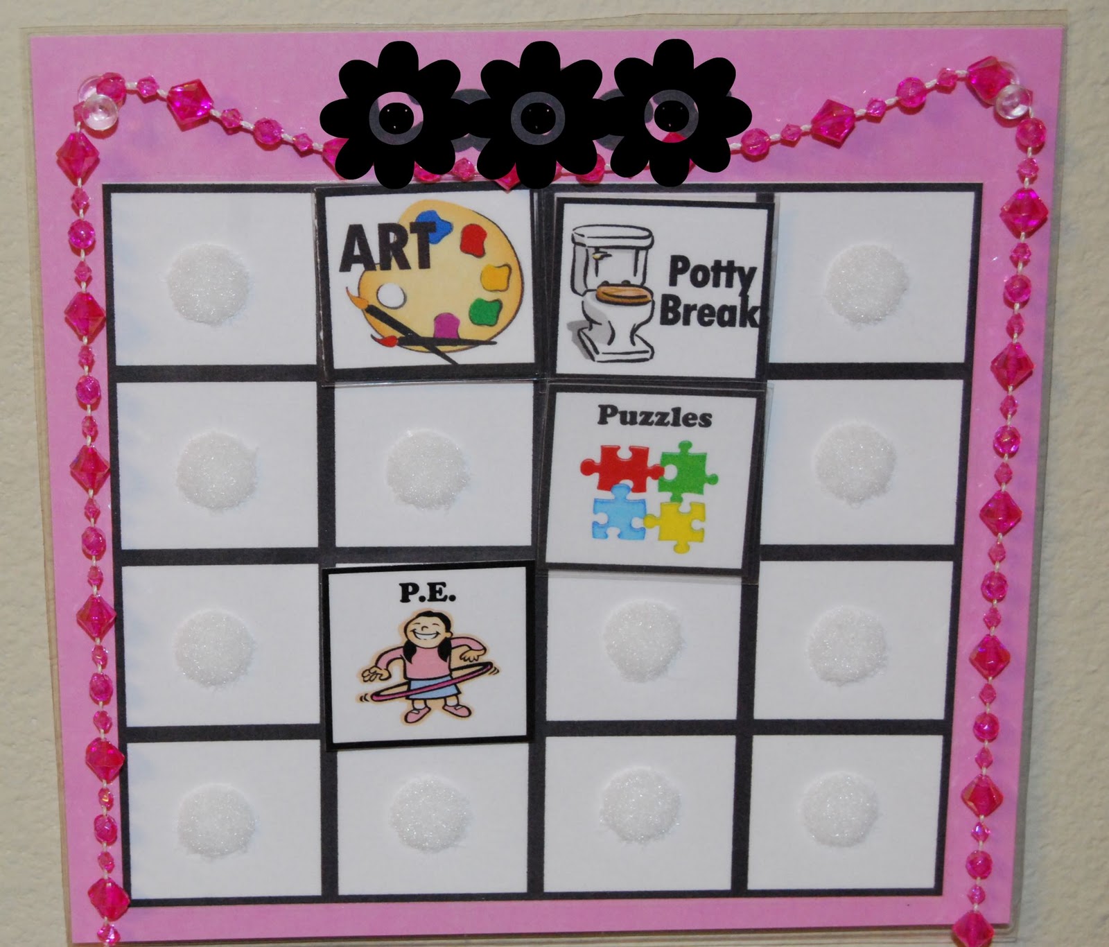 GREYHAIRED MOMMA: Workboxes Part 3 -- The Schedule-Strip-Block-Thingie